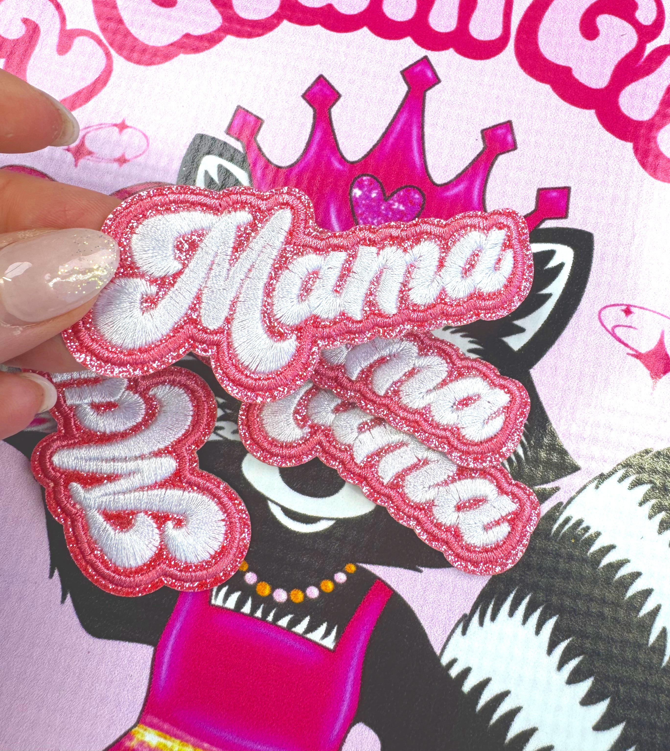 Mama pink patch – 2 Glam Girls Boutique